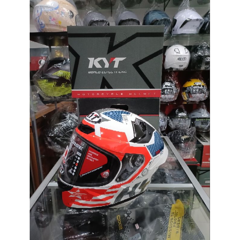 Jual HELM KYT TT COURSE FUSELAGE RED | Shopee Indonesia