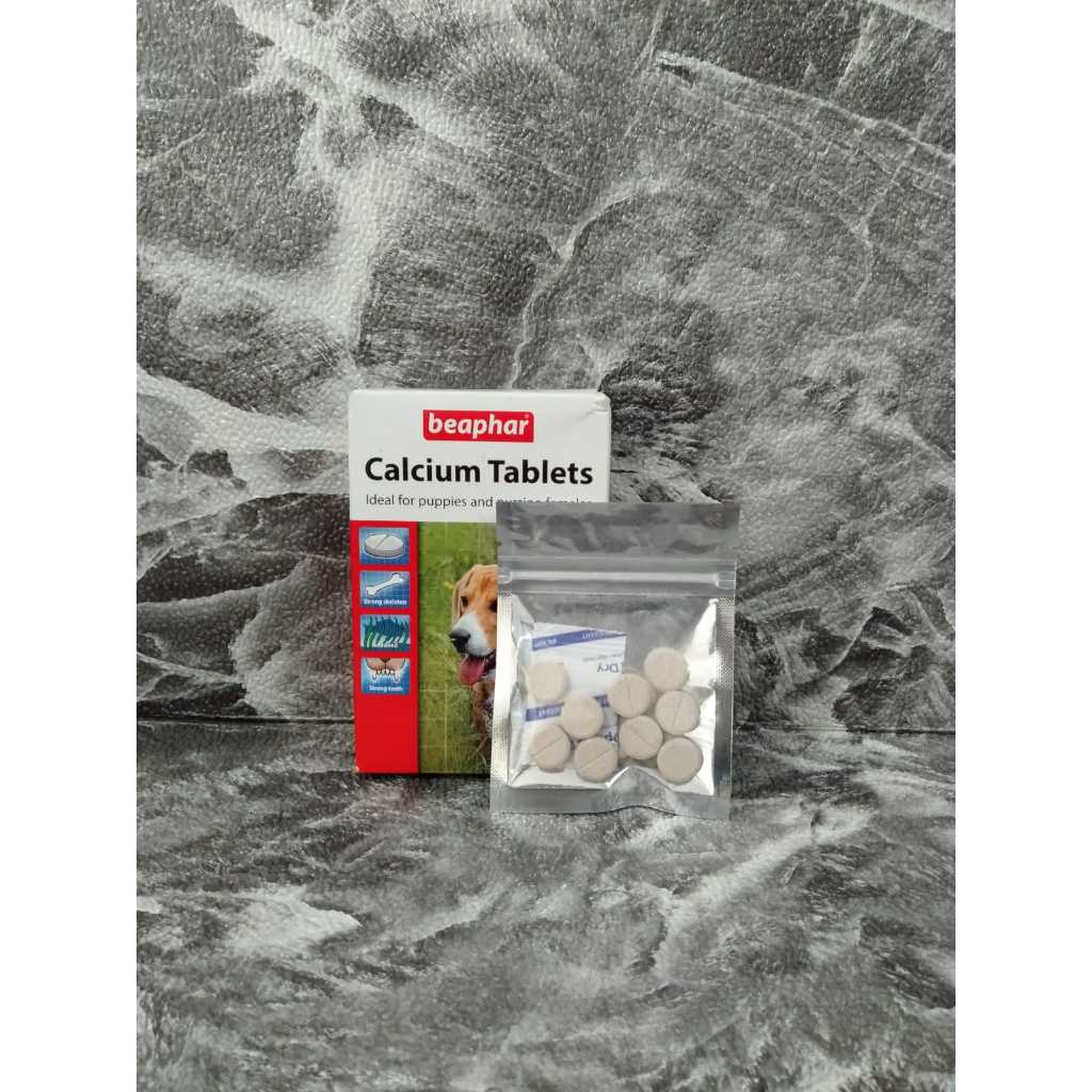 Jual Beaphar Calcium Tablets 180 Tablet REPACK 12TABLET Kalsium Anjing ...