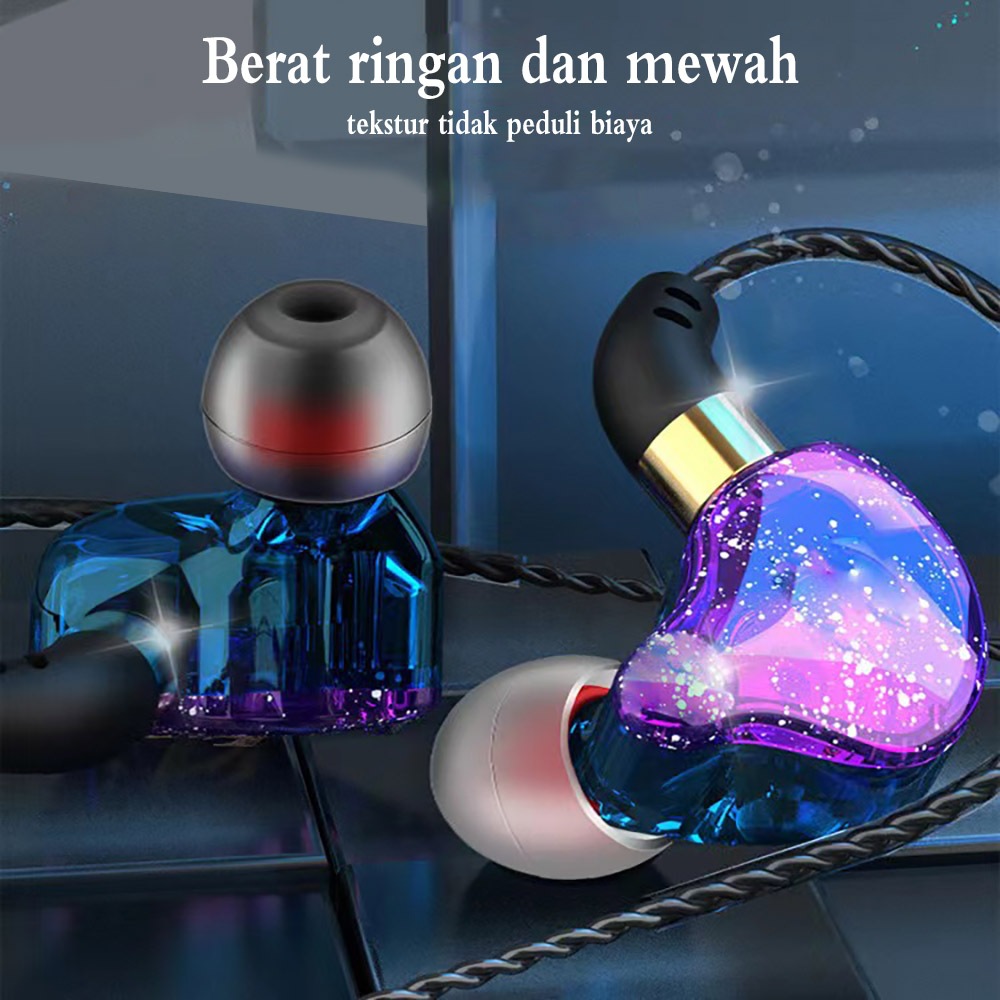 Jual QKZ AK6 Pro with Mic In-Ear Earphone HiFi Fever Bass Earphone ...