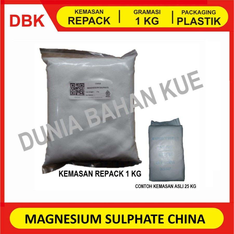 Jual GARAM INGGRIS / EPSOM SALT - REPACK 1 KG | Shopee Indonesia