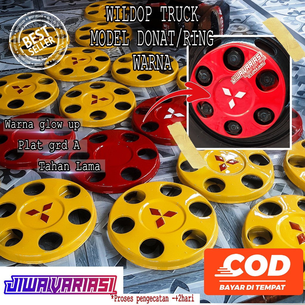 Jual SEPASANG(2PCS) WHELDOP, WILDOP, WHELDOF, DOP DONAT DOP RING WARNA ...