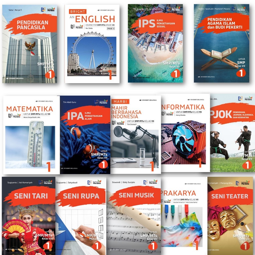 Jual BUKU SMP KELAS 7 KURIKULUM MERDEKA ORIGINAL ERLANGGA | Shopee ...