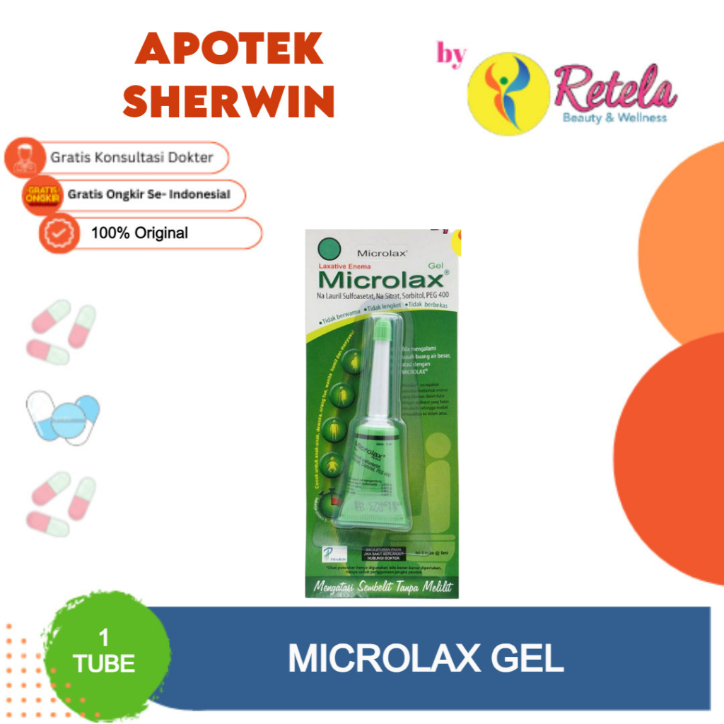 Jual MICROLAX GEL OBAT PENCAHAR 5ML | Shopee Indonesia