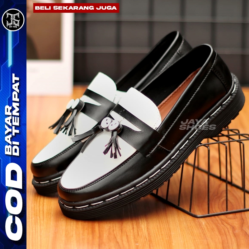 Jual NIGHTMARE Sepatu Docmart Pria Loafers Pantofel Kerja Casual Simple ...
