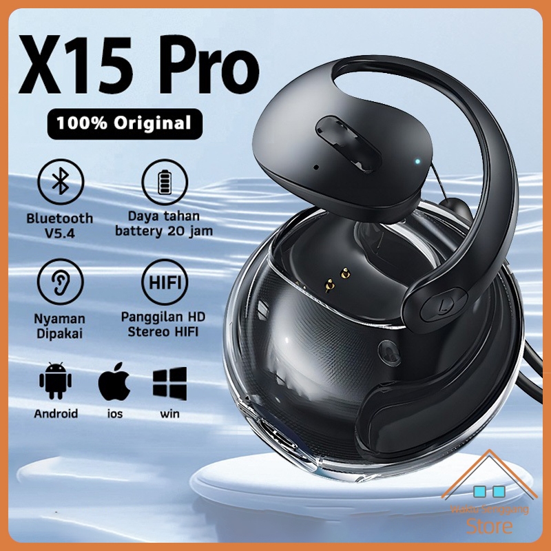 Jual thinkplus X15 Pro Earphone OWS Wireless Bluetooth 5.4 Sport Headset Noise Reduction HiFi ...