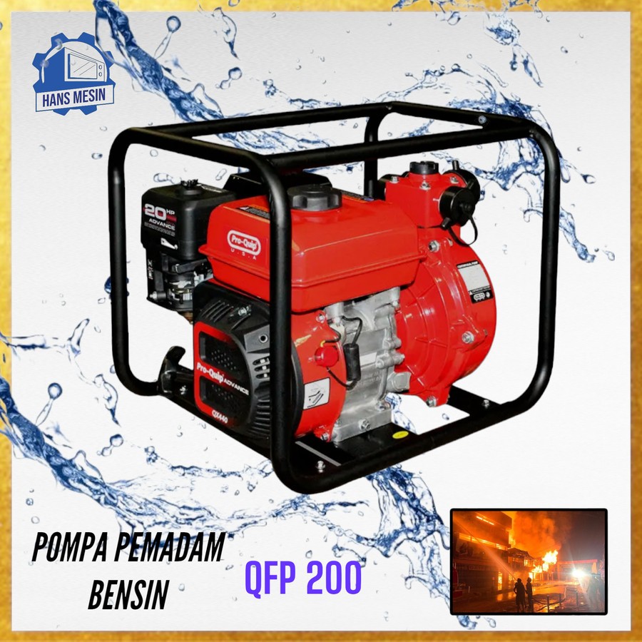 Jual Pompa Air Pemadam Api Kebakaran Proquip QFP 200 Water Pump ...