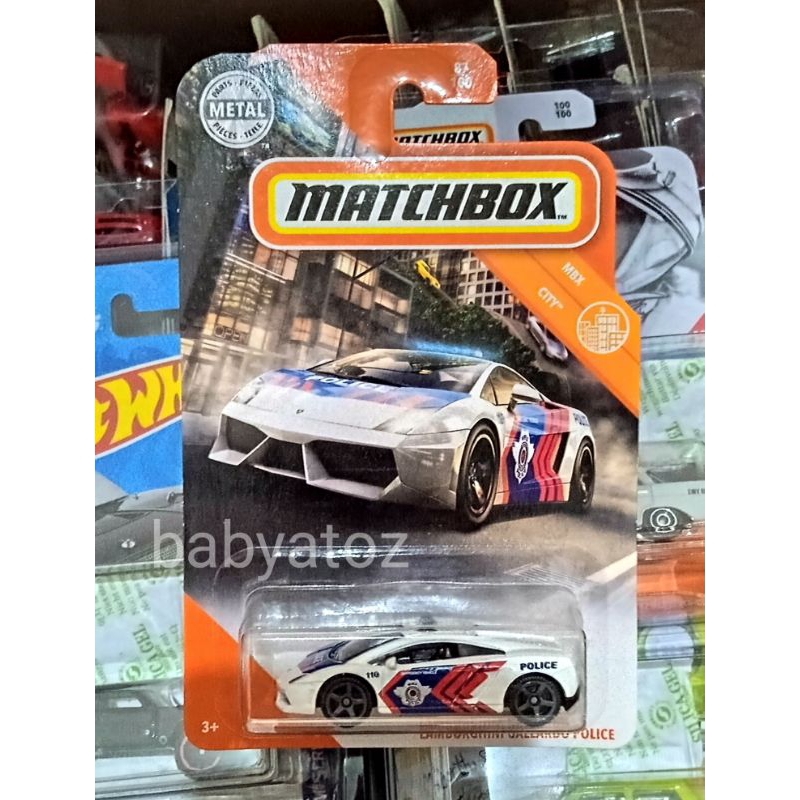 Jual Matchbox Lamborghini Gallardo Police | Shopee Indonesia