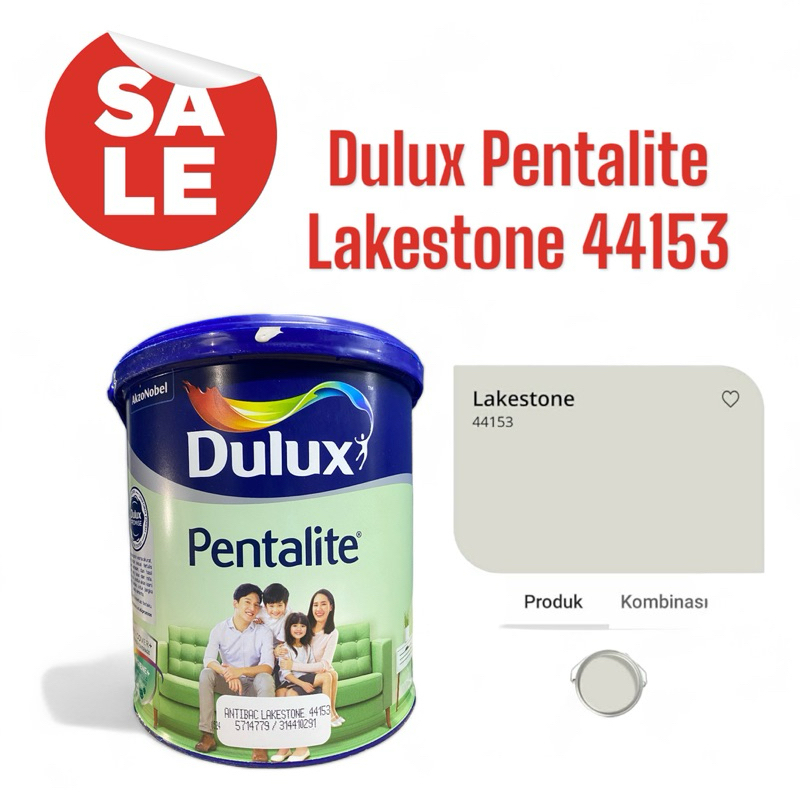 Jual Dulux Pentalite Lakestone 44153 2,5Lt | Shopee Indonesia