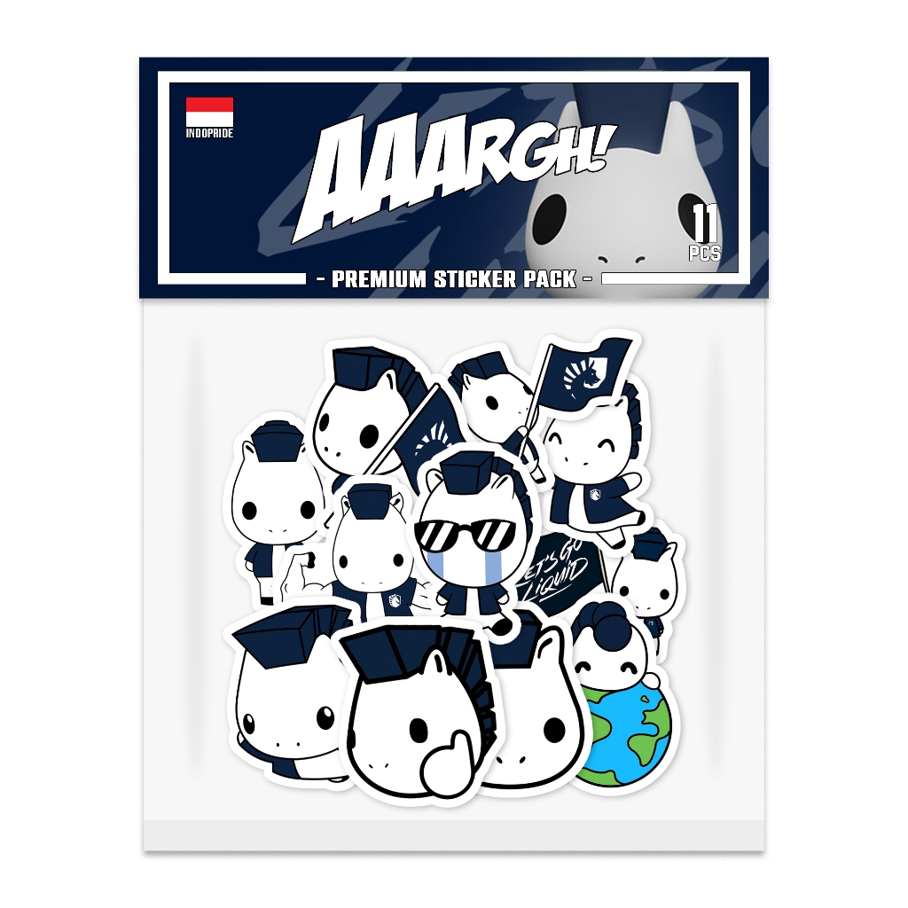 Jual Stiker TEAM LIQUID Sticker Pack vol. 2 (Mascot Edition) | Shopee ...