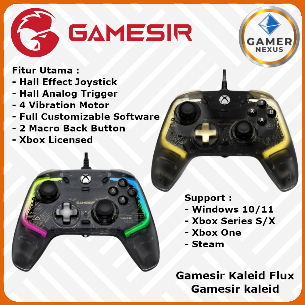 Jual Gamesir Kaleid Flux Wired Gamepad Kaleid Xbox Controller Windows Steam | Shopee Indonesia