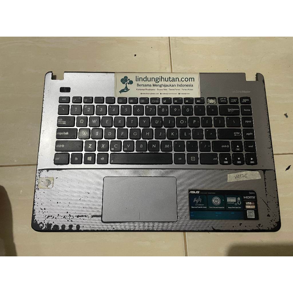 Jual Kesing Casing Frame Keyboard Asus X452 x452e x452ea Palmrest ...