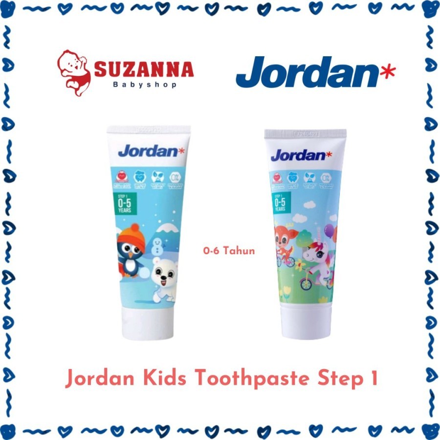 Jual Jordan Oral Care Kids Toothpaste Step 1 (0-6 Tahun) | Shopee Indonesia