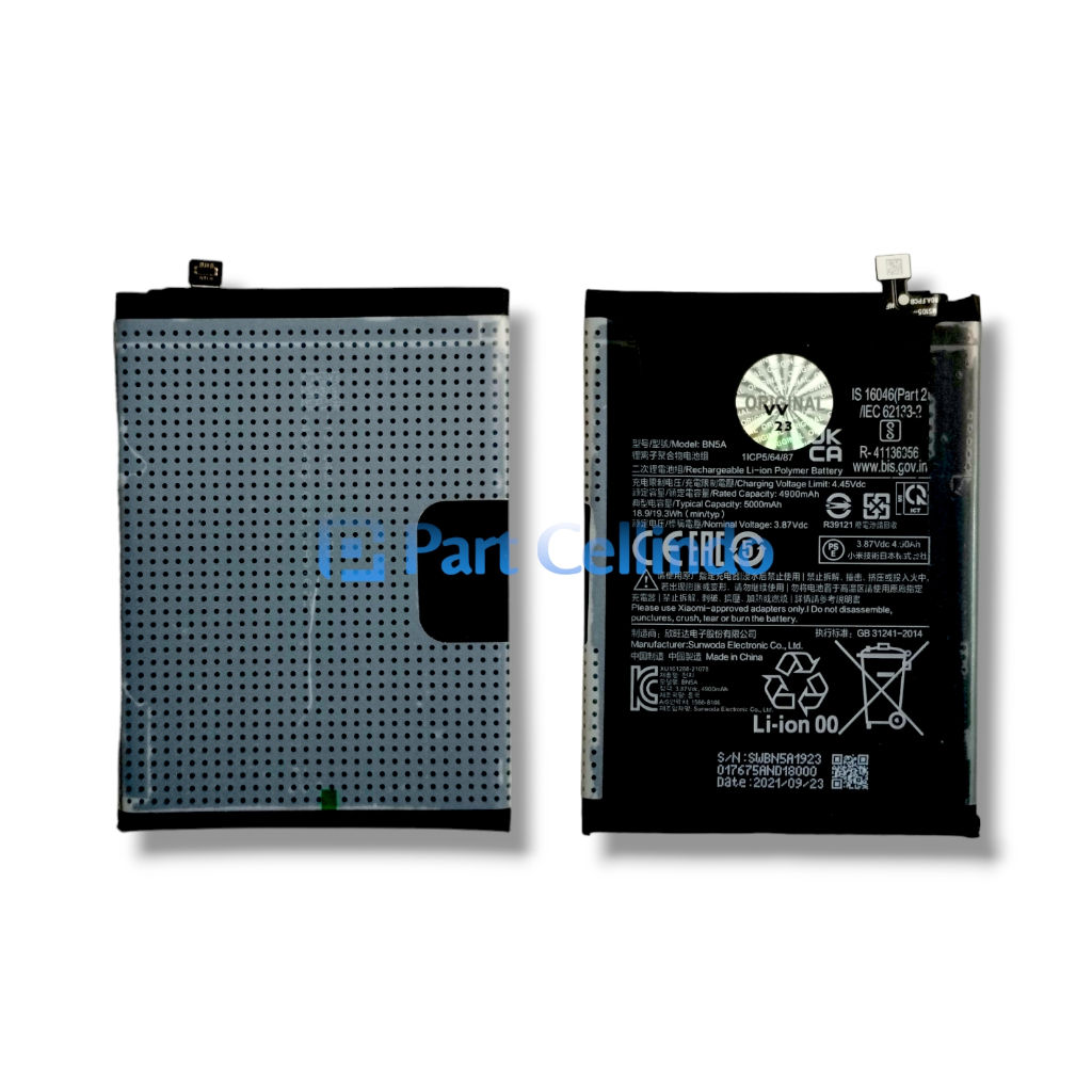 Jual BATERAI BATRE XIAOMI BN5A REDMI 10 / NOTEE 10 5G / POCO M3 PRO ...
