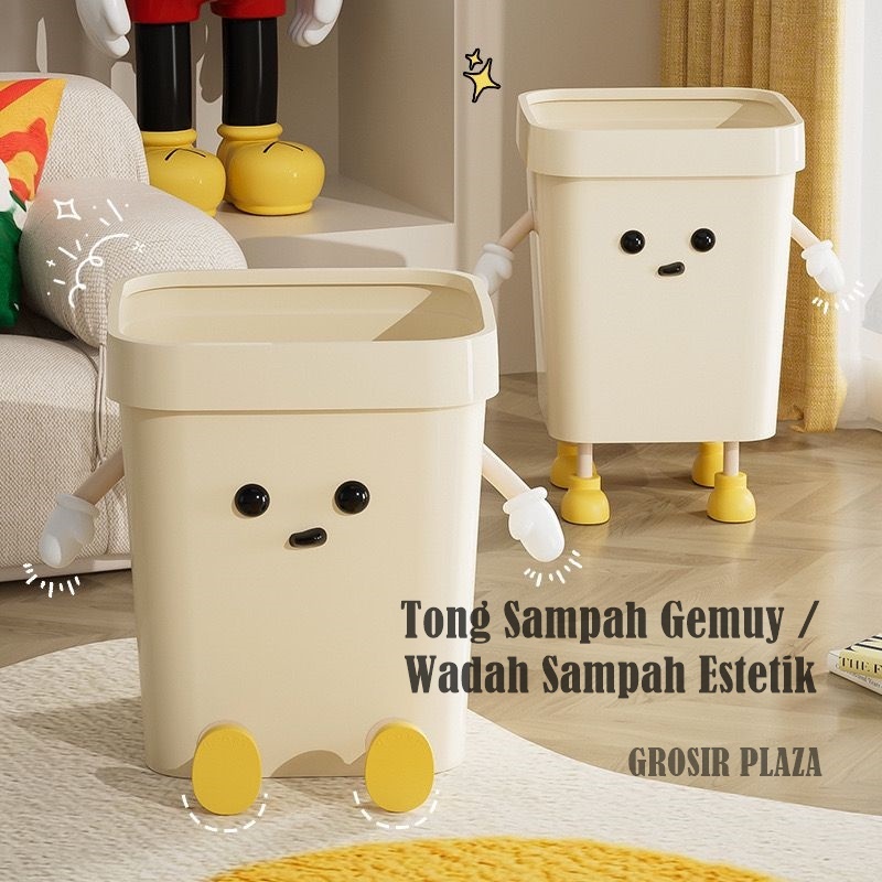 Jual Tempat Sampah Plastik / Keranjang Sampah Aesthetic / Kotak Sampah ...