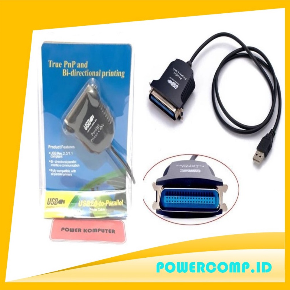 Jual KODE L15O USB To DB36 Female Port Parallel Cable For Printer Print ...