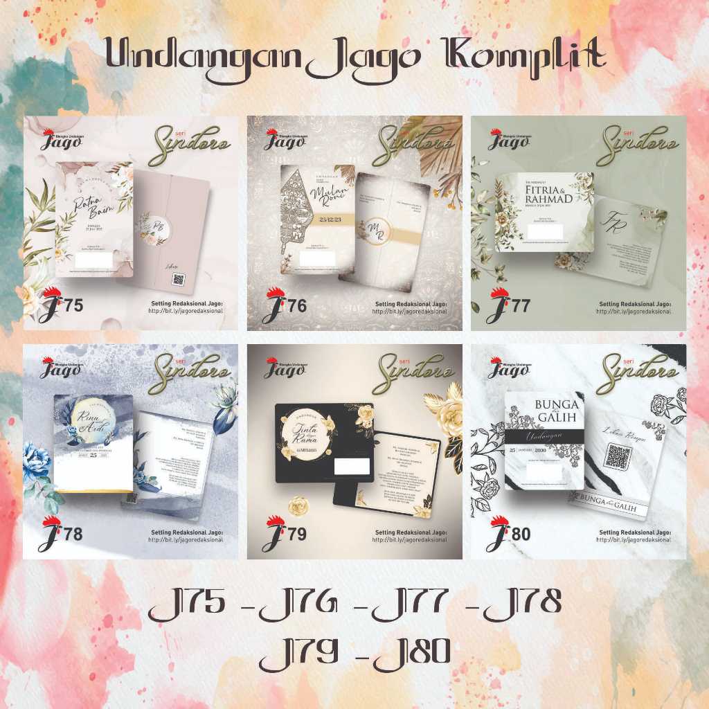 Jual UNDANGAN PERNIKAHAN JAGO 75 SAMPAI 80 | Shopee Indonesia