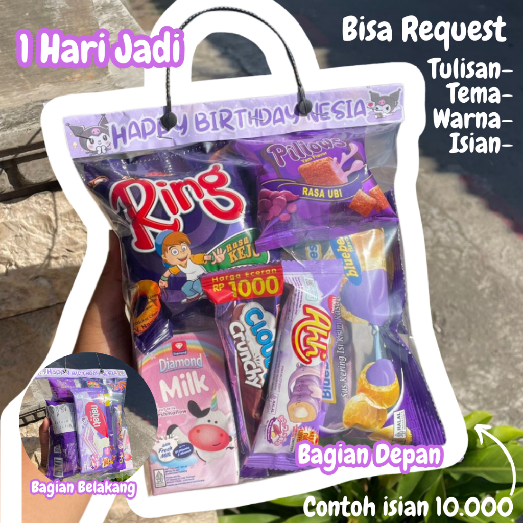 Jual 𝐑𝐞𝐚𝐝𝐲 𝐬𝐭𝐨𝐜𝐤 paket ulang tahun / bingkisan ulang tahun anak / snack ...