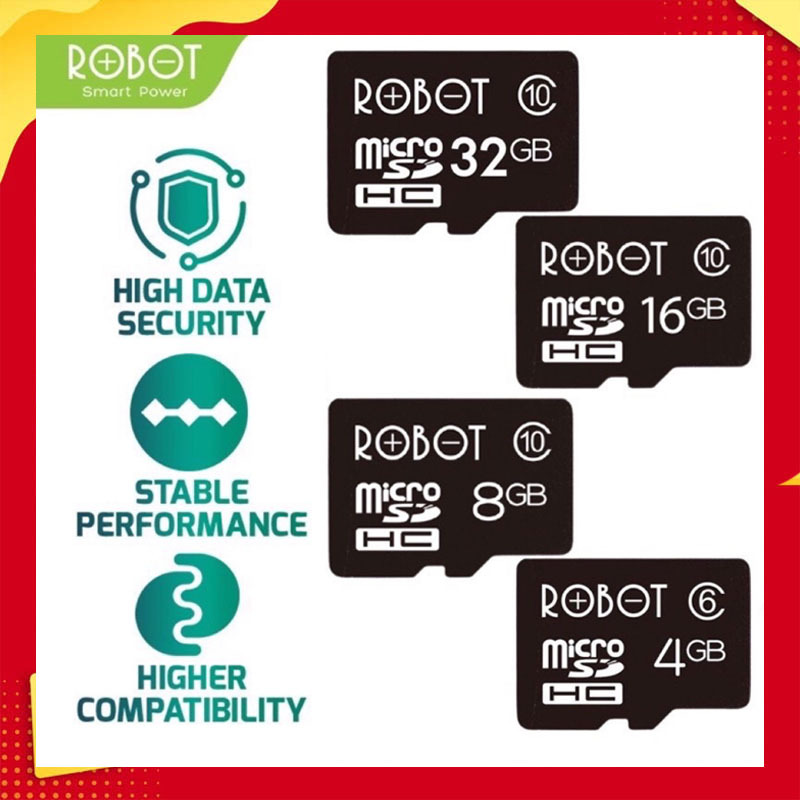 Jual ROBOT Memori HP Micro SD TF 4GB / 8GB / 16GB/ 32GB Memory Card ...