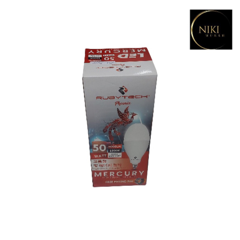 Jual Lampu LED Mercury 50W Rubytech Phoenix E27 dan E40 | Shopee Indonesia