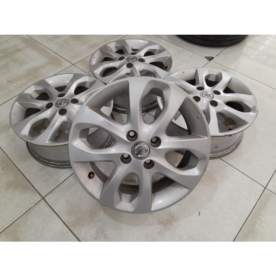 Jual Velg mobil bekas nissan march ring 15 pcd 4x100 velg only murah ...