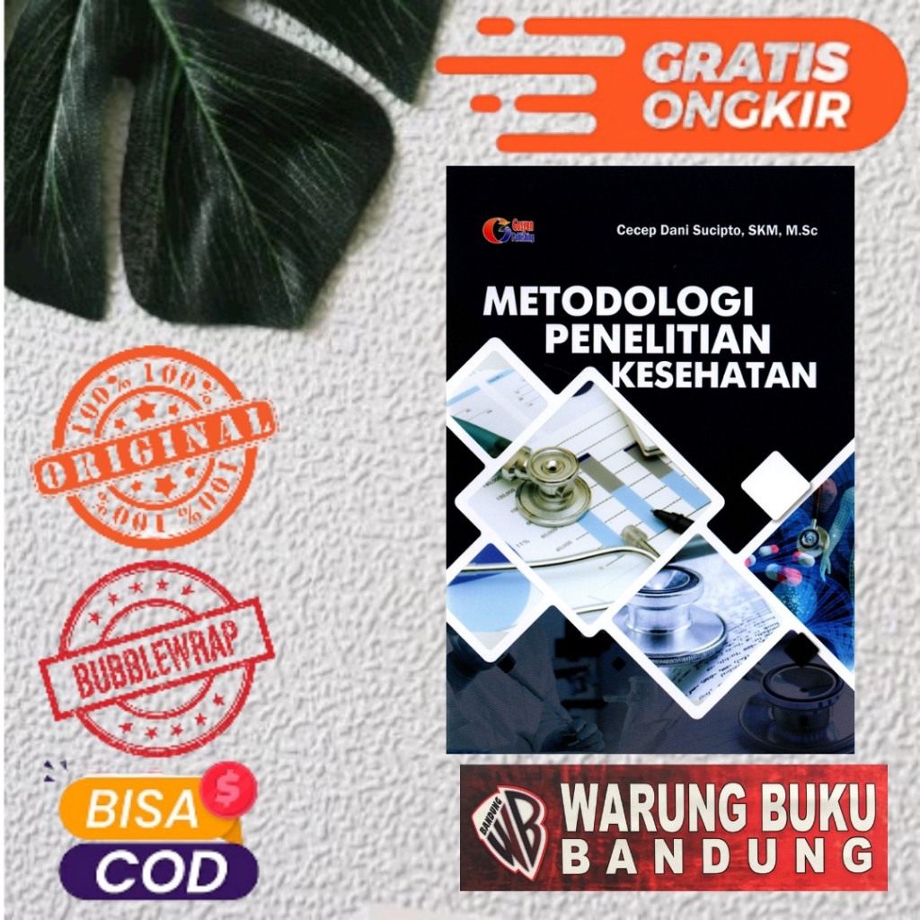 Jual Buku Metodologi Penelitian Kesehatan - Cecep Dani Sucipto | Shopee Indonesia