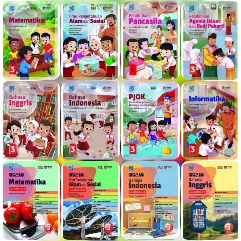Jual Buku Pelajaran Kurikulum Merdeka Kelas 3 SD/Mi (Grafindo) | Shopee Indonesia