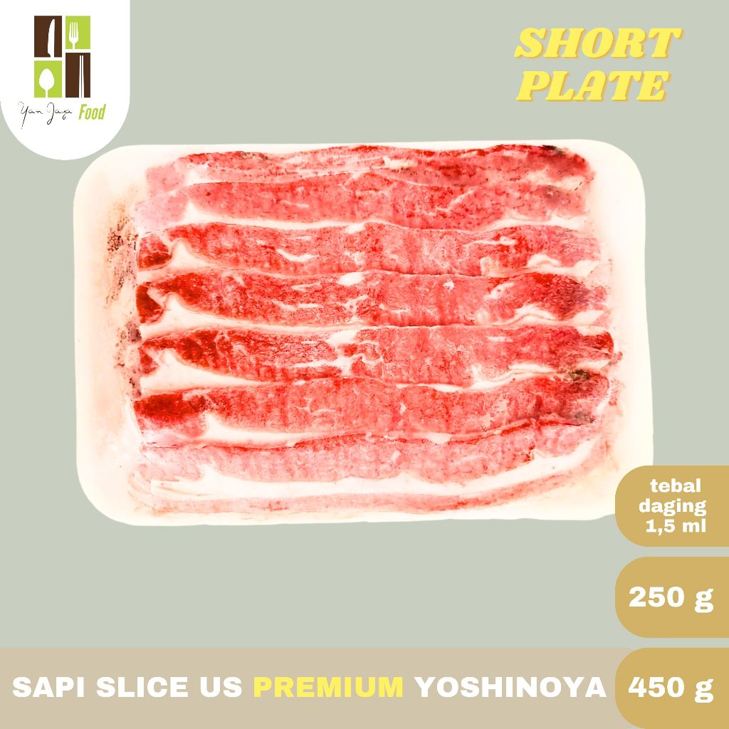 Jual Sapi Slice US / AUS Premium Yoshinoya 500gr Shortplate | Shopee ...