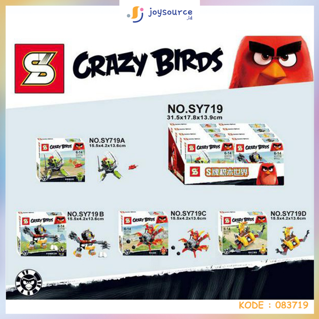 Jual lego crazy birds/mainan anak/mainan lego I Brick Crazy Birds - Mainan Balok Angry Birds ...