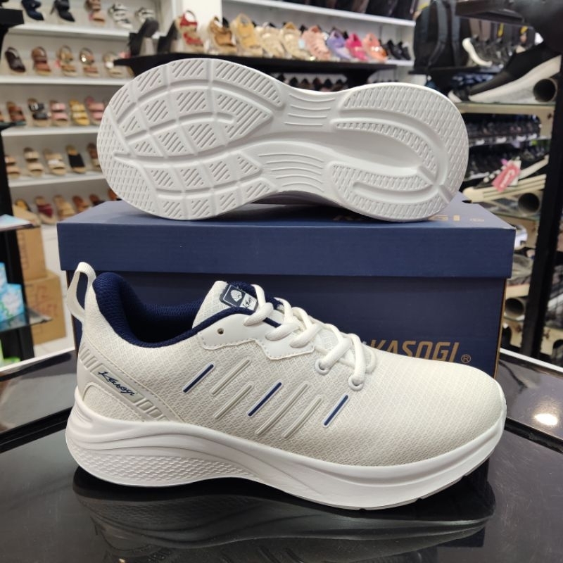 Jual Sepatu Running KASOGI | Venus | Putih Biru | Shopee Indonesia