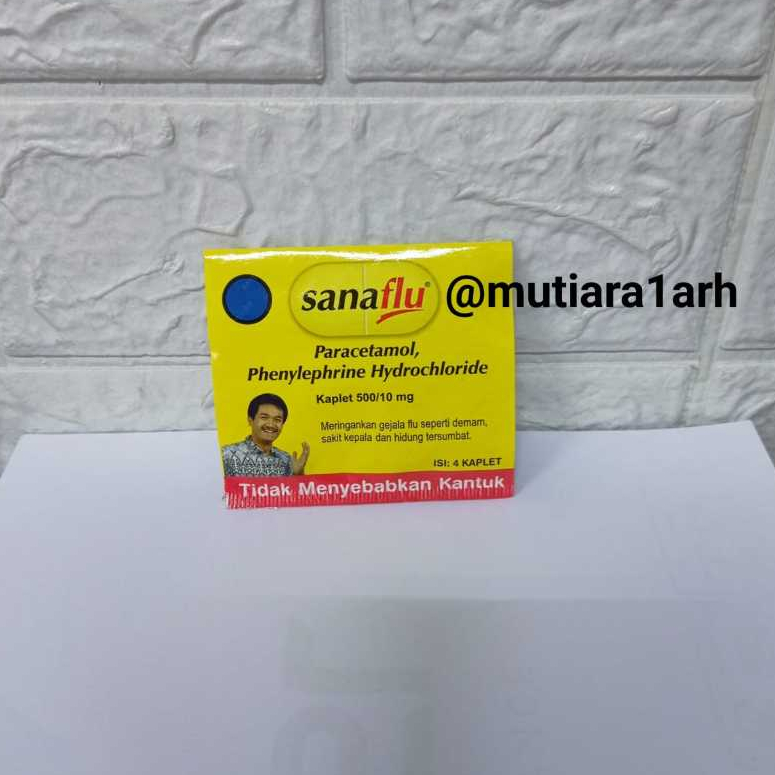 Jual SANAFLU PE STRIP 4 KAPLET | Shopee Indonesia