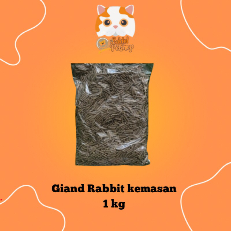 Jual Makanan Pur Pakan Kelinci, Marmut, Chincila Giant Feed 1kg Kemasan ...