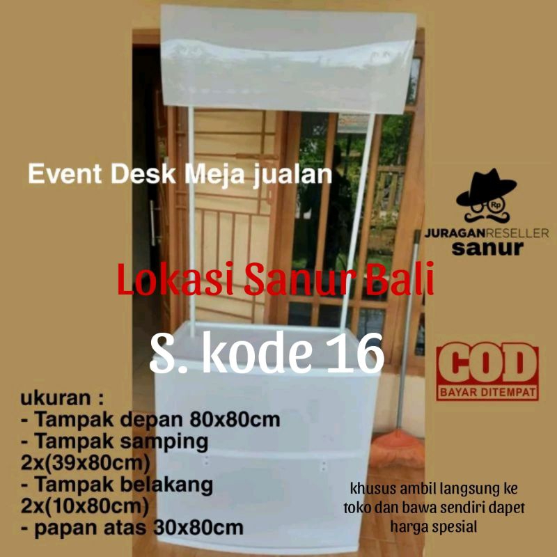 Jual Event Desk Meja promosi flexible Meja pameran Booth portable (free ...