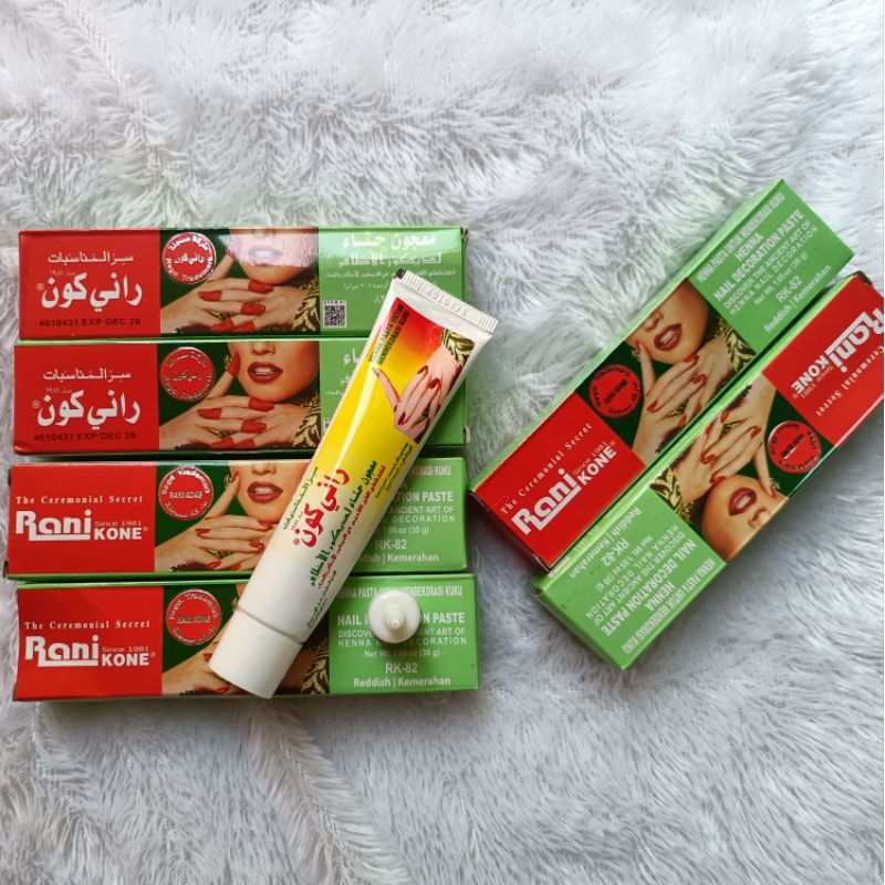 Jual Henna kuku hena rani kone inai halal 30 gr | Shopee Indonesia