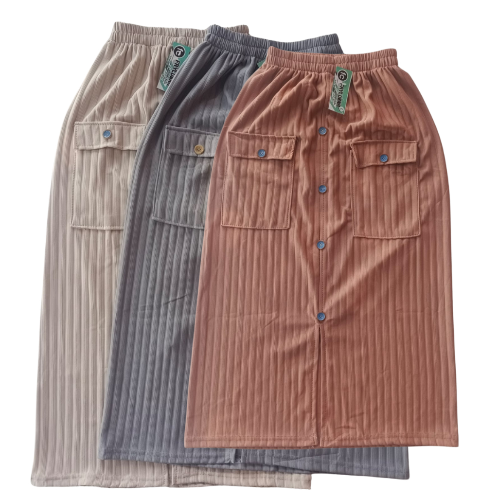 Jual ROK CARGO KANCING USIA 6-17 TAHUN ROK KNIT CARGO ANAK PEREMPUAN ...