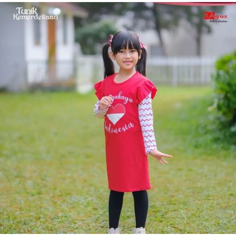 Jual tunik kaos kemerdekaan/kaos merah putih/kaos tema kemerdekaan ...