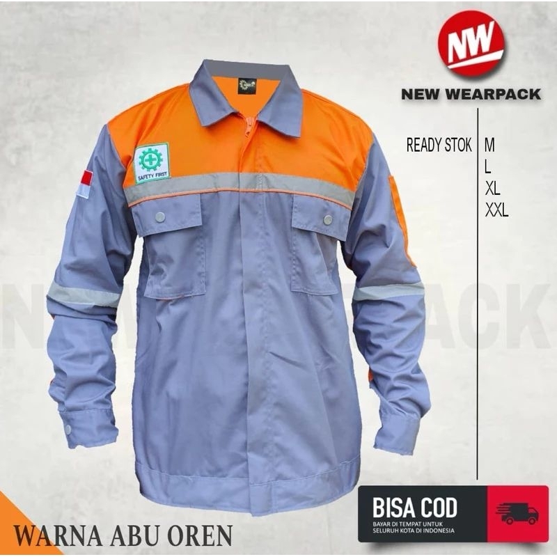 Jual Baju Warpack kerja safety/kemeja Kerja/Baju Proyek/Seragam kerja ...