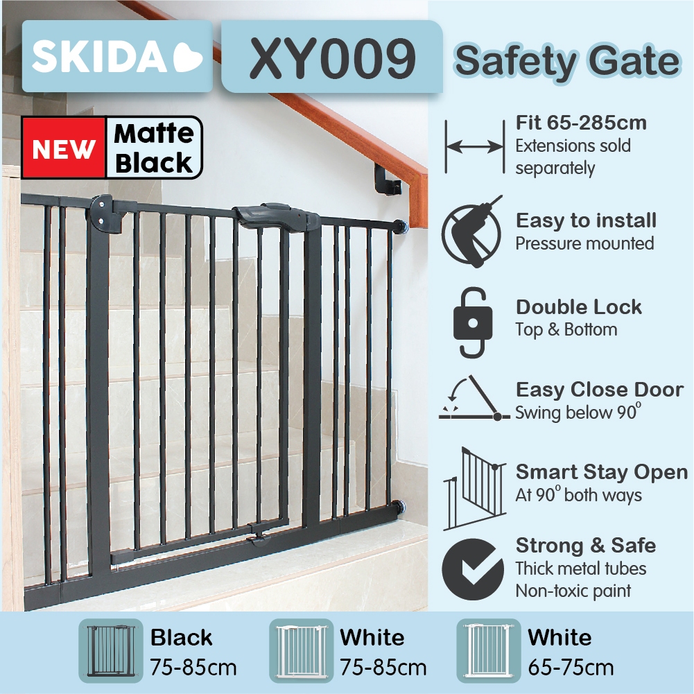 Jual Baby Safe Xy009 Gate Pressure Fit Safety Gate Pembatas Pintu ...