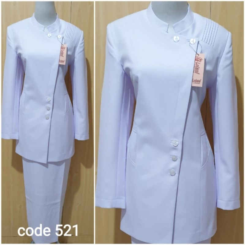 Jual blazer wanita seragam kantor seragam dinas kesehatan baju perawat ...