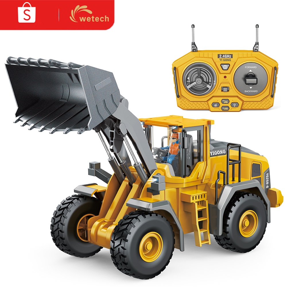 Jual Wetech Mainan Truck Remote Control 9 Channel 2.4Ghz Excavator ...