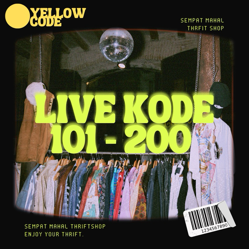 Jual LIVE KODE 101-200 | Shopee Indonesia