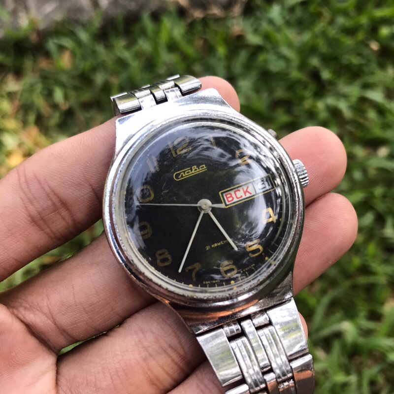 Jual jam tangan vintage Craba Manual Winding Russia jadul kuno antik ...