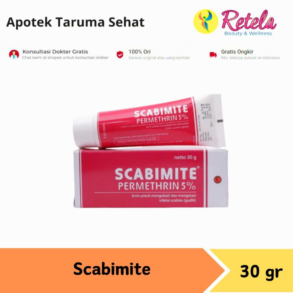 Jual Scabimite 5% Cream 30 g - Scabies | Shopee Indonesia
