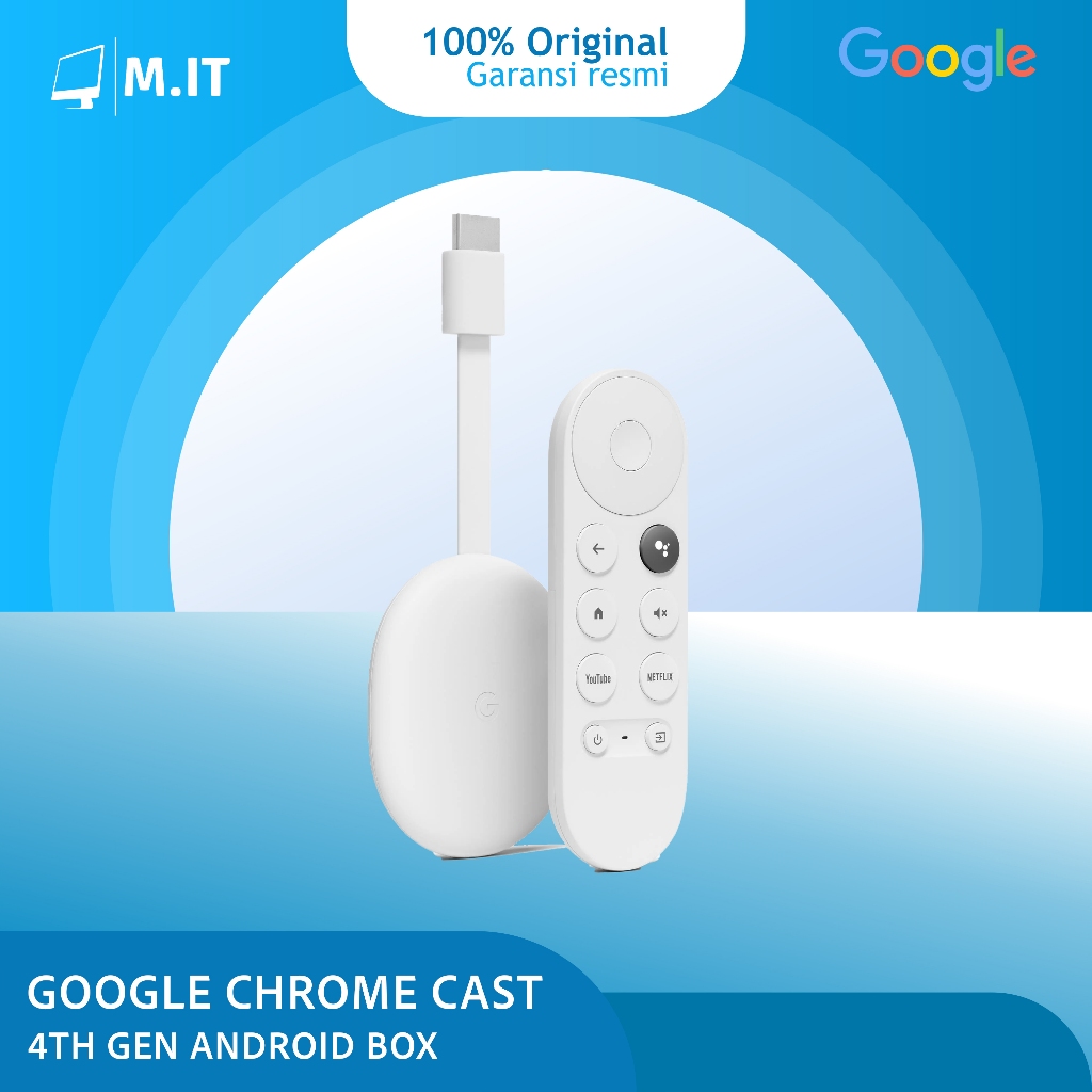 Jual GOOGLE CHROMECAST 4 GOOGLE TV HD CHROME CAST | Shopee Indonesia