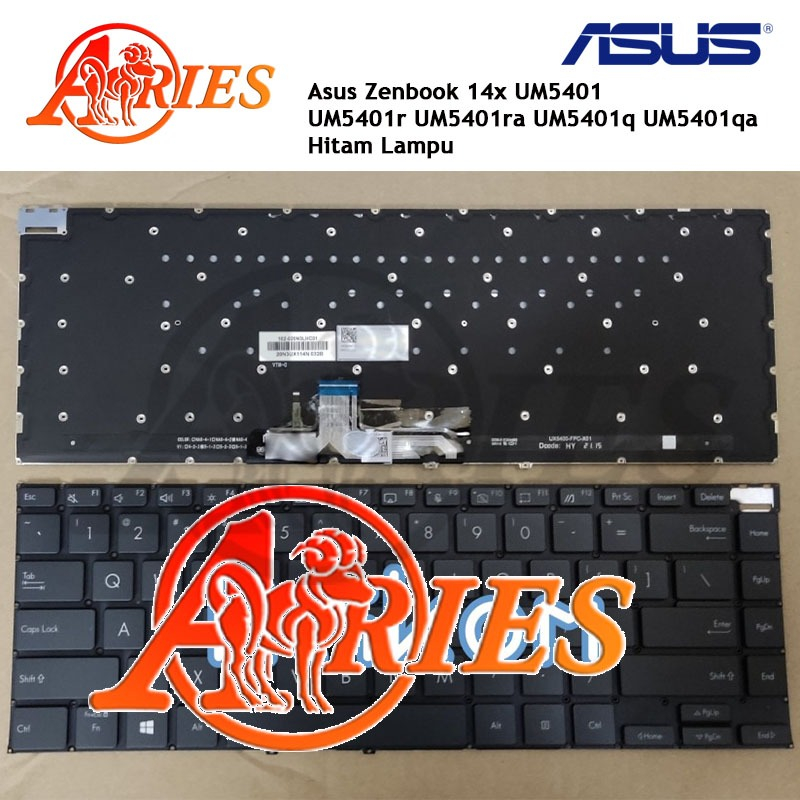 Jual Keyboard Laptop Asus Zenbook 14x UM5401 UM5401r UM5401ra UM5401q ...