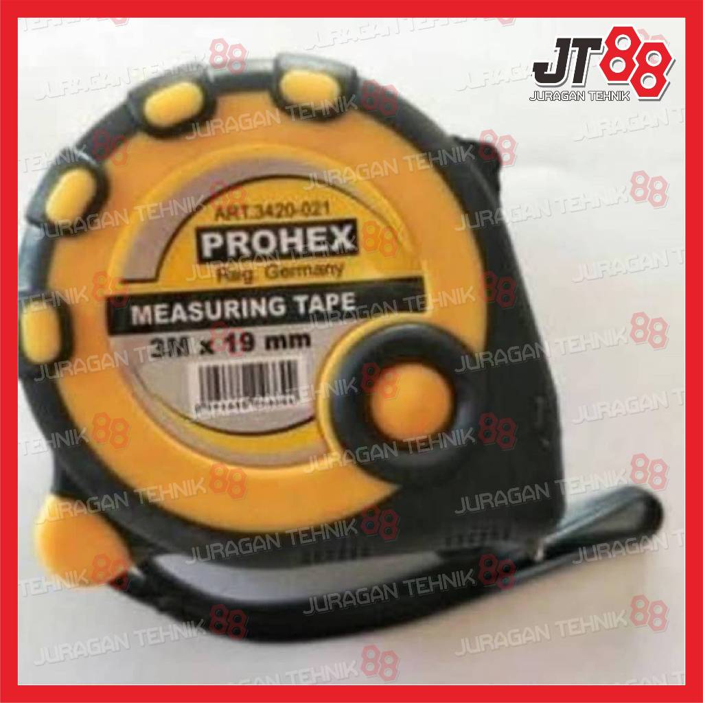 Jual Meteran Karet Prohex 3M/ Alat Meteran 3 M/ Pengukur 3 Meter ...
