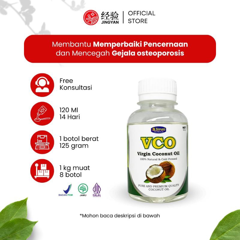 Jual Virgin Coconut Oil Vco Herbal Membantu Memelihara Kesehatan Paling ...