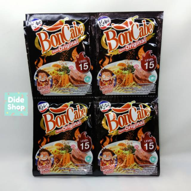 Jual Bon Cabe Level 15 6 gr x 12 sachet (( RENCENG )) | Shopee Indonesia