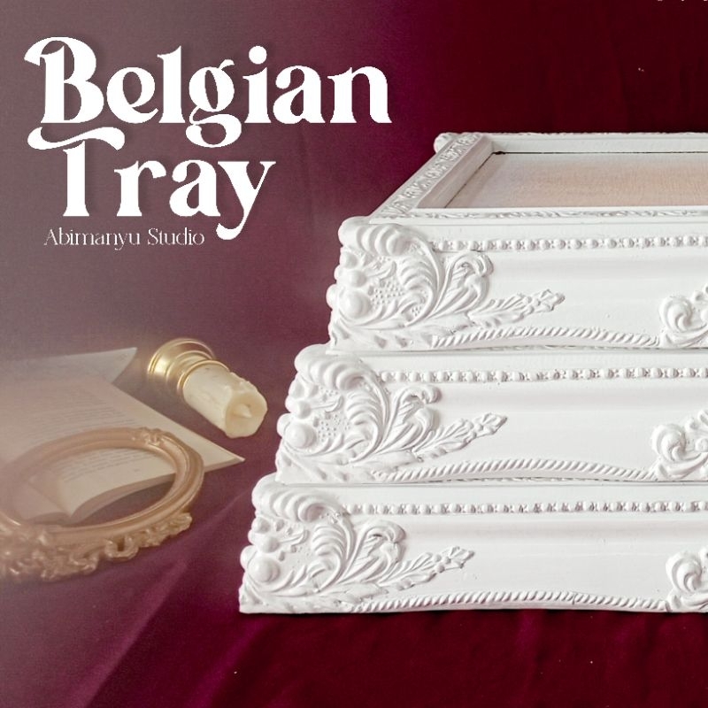 Jual Baki Hantaran Belgi | Tray Box Seserahan Vintage Klasik | Full ...