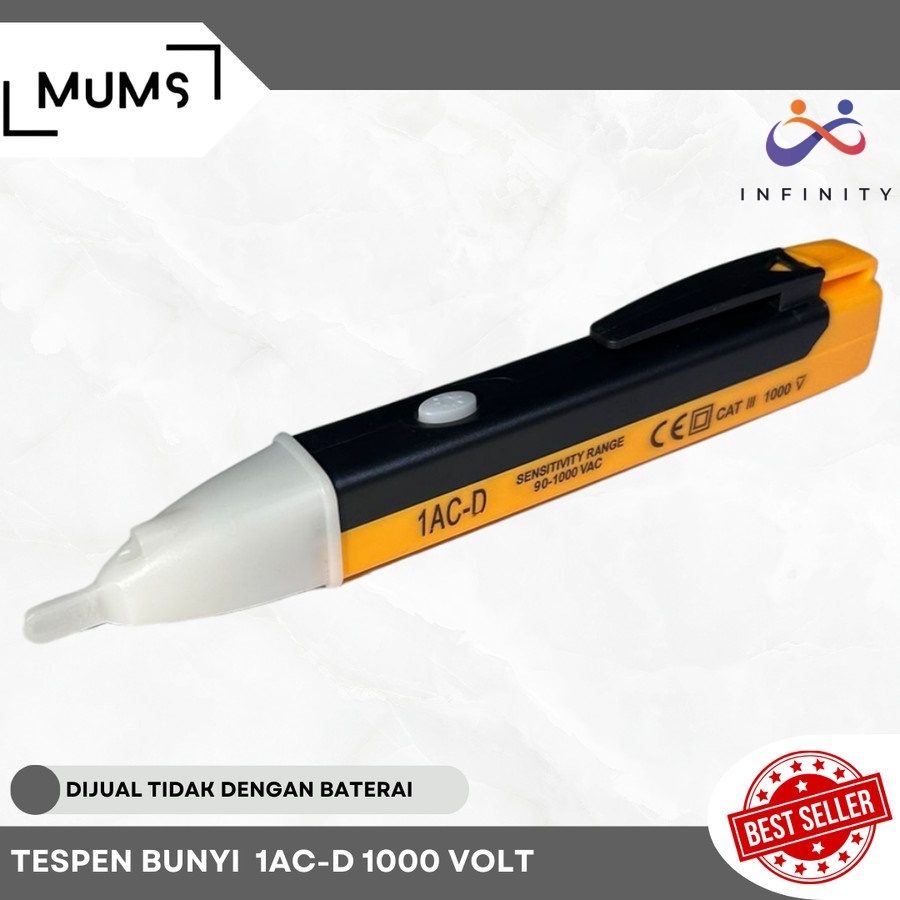 Jual Digital Test Pen Tespen Digital 1AC-D 1000 Volt Tespen Sensor ...