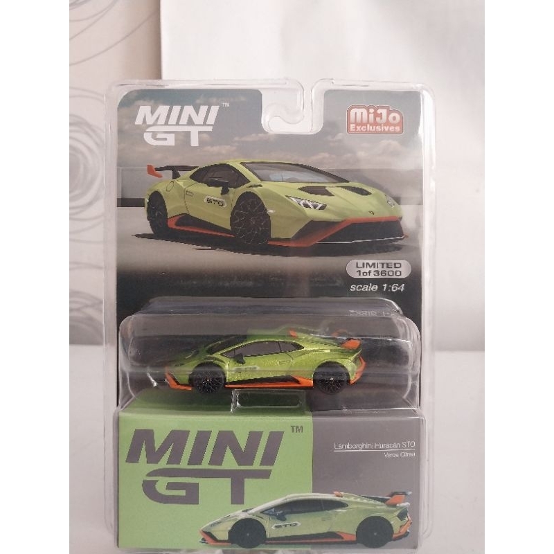 Jual #547 Mini GT Lamborghini Huracan STO Verde Citrea Blister Mijo ...